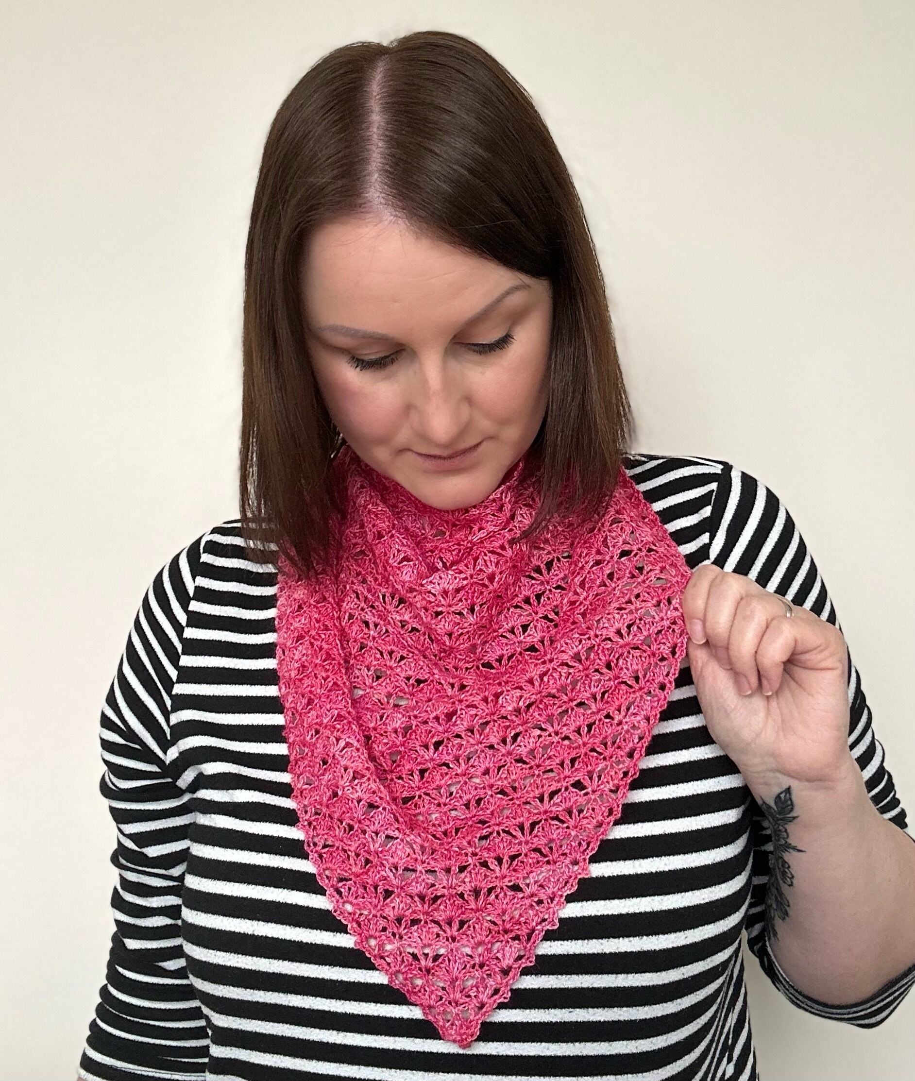 Crochet Neckerchief PDF Pattern/ Crochet Kerchief/ Crochet Shawlette ...