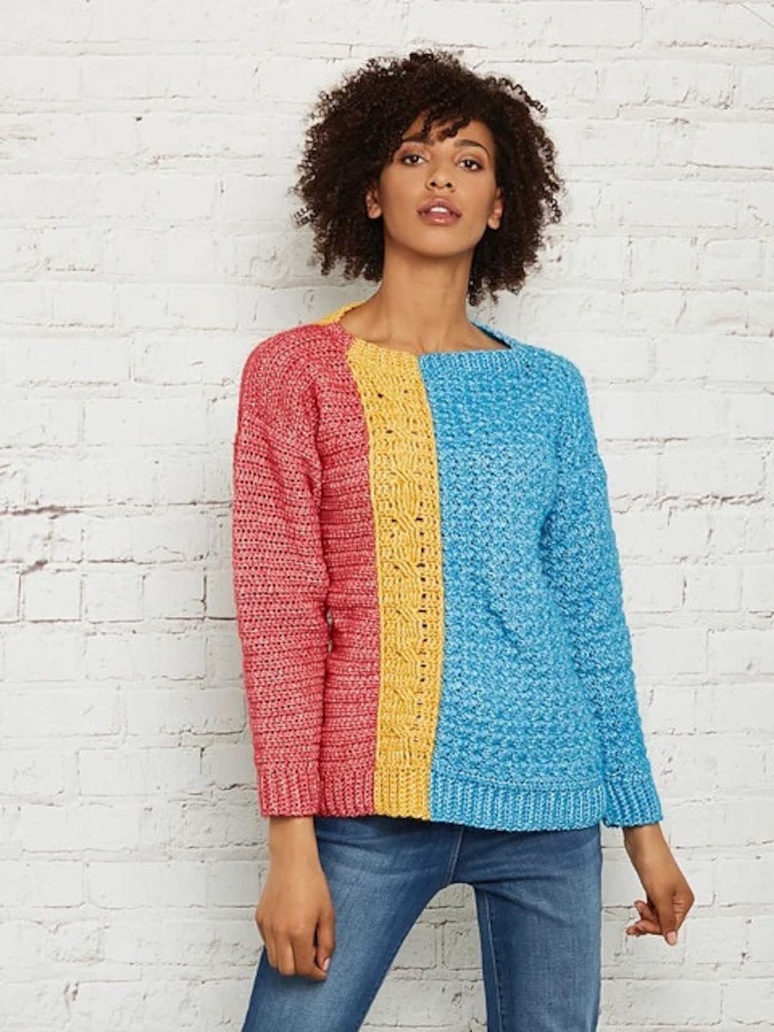 Crochet Jumper/ Crochet Sweater/ Crochet Pullover/ Crochet Pattern ...