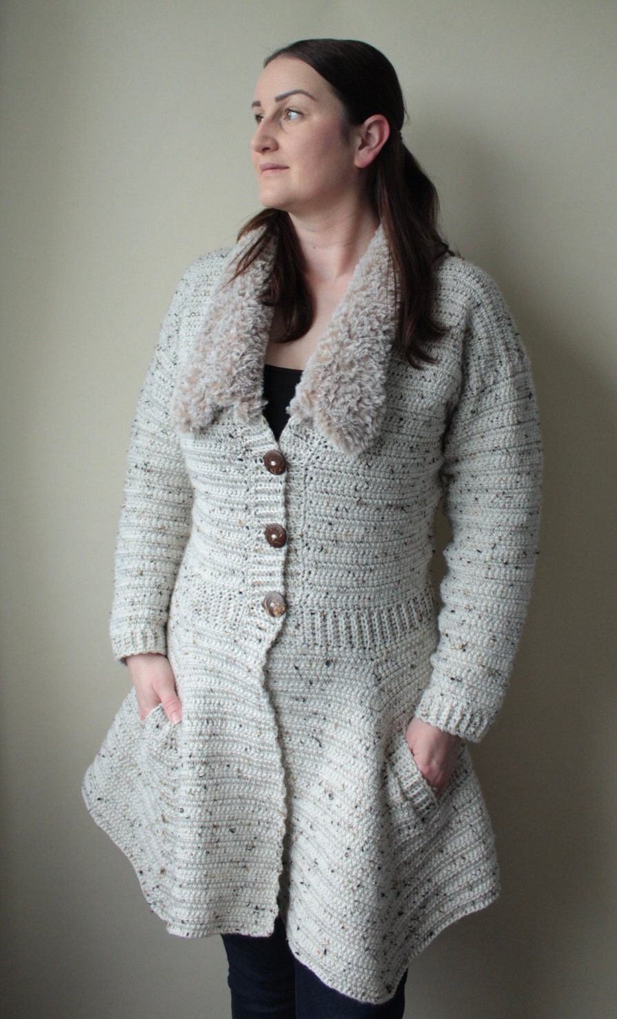 Crochet Coat Pattern/ Crochet Jacket/ Women's Crochet Coatigan/ Crochet ...