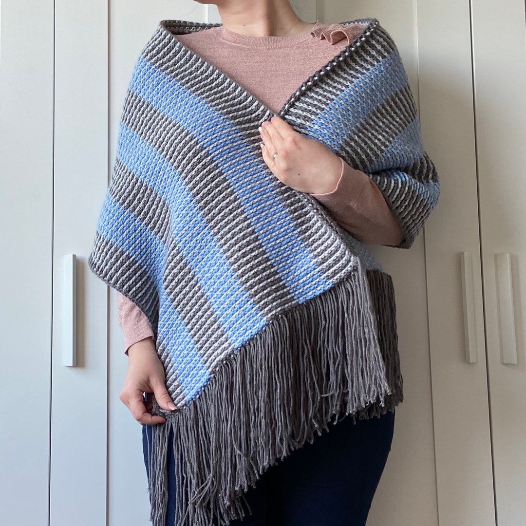 Crochet Winter Wrap PDF Pattern/ Thick Crochet Wrap/ Crochet Shawl for ...