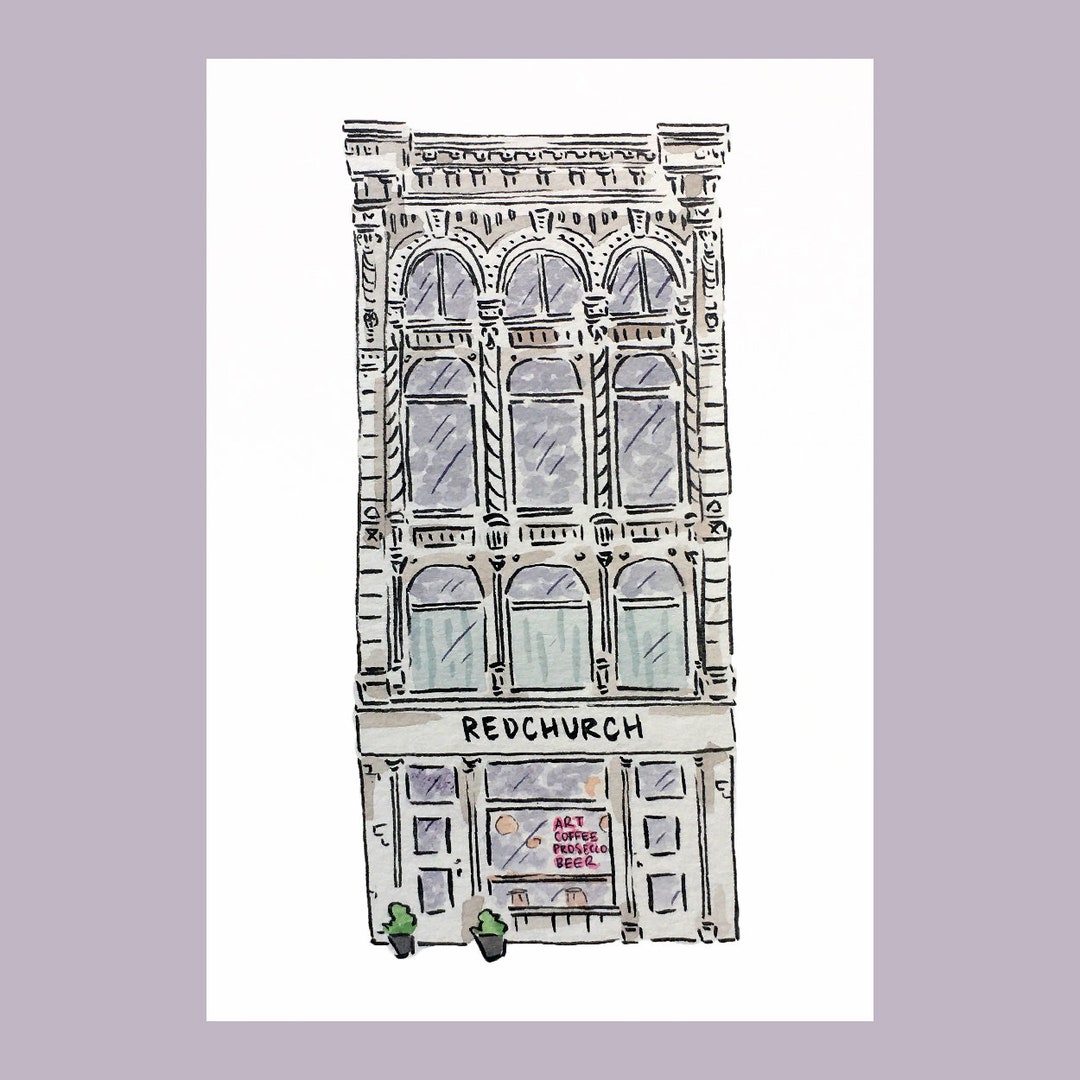 Redchurch Cafe Print (hamilton Ontario / Hamont) - Etsy