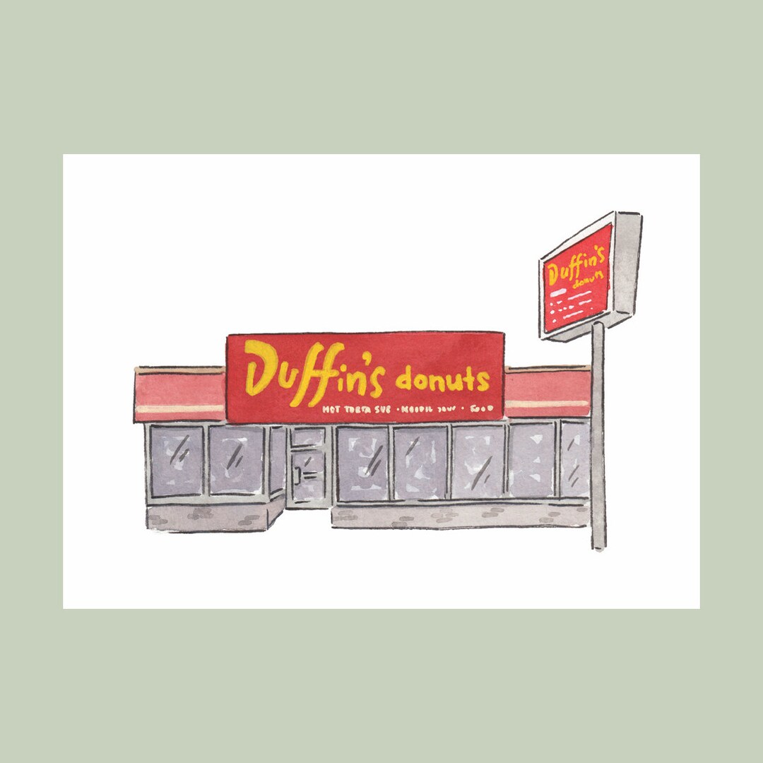 Duffin's Donuts (vancouver, BC) Print - Etsy Australia
