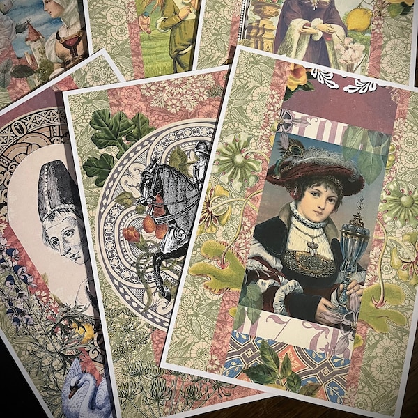 Postcards Medieval - Etsy
