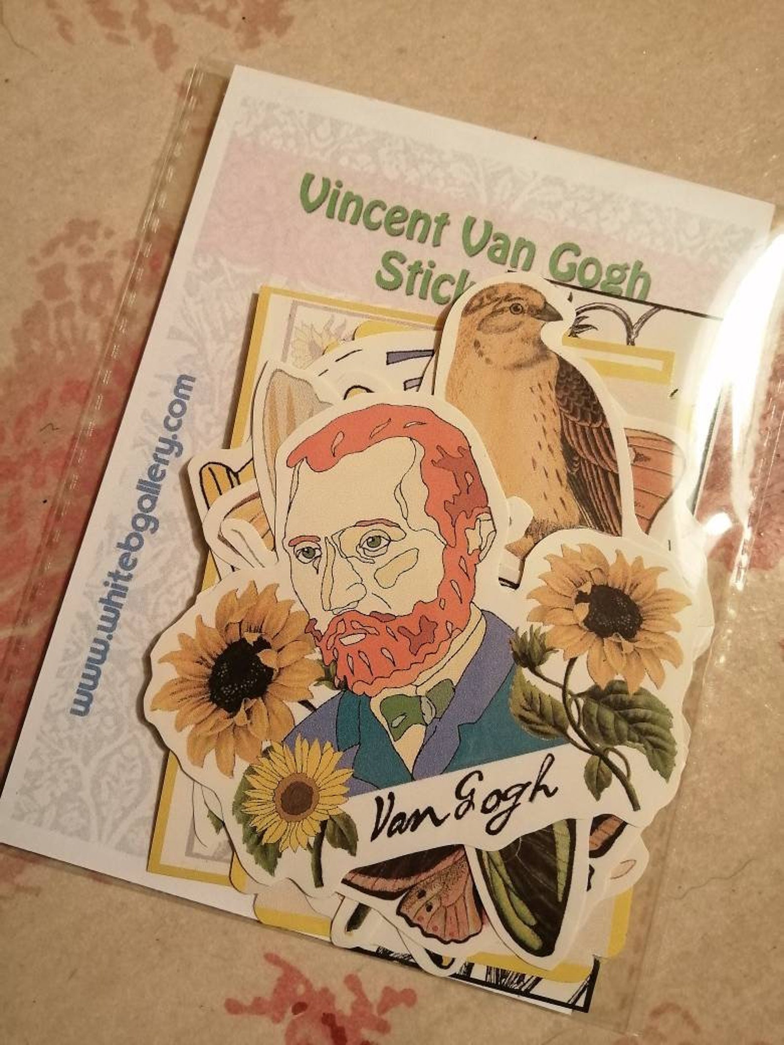 Stickers, Van Gogh Stickers for Your Journal, Laptop, Scrapbook and ...