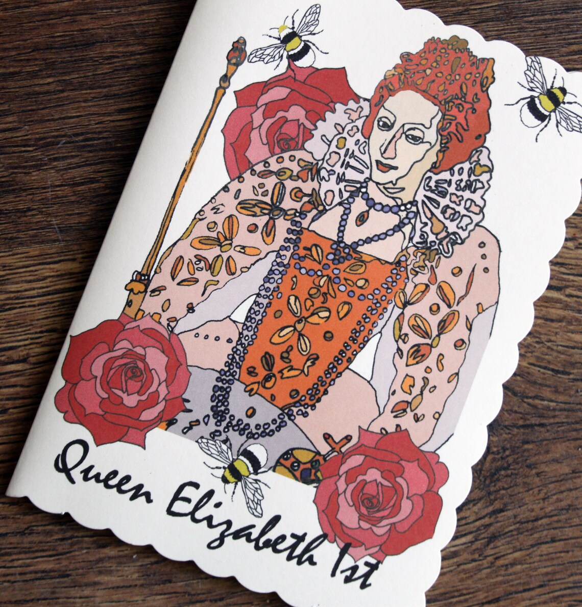 Queen Elizabeth 1st Greetings Card Tudor Anne Boleyn Henry | Etsy