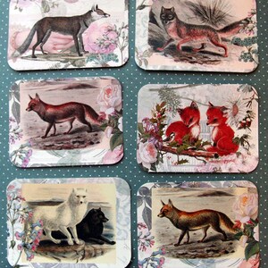 Fox Stickers. Vintage Style Fox Images for Your Planner, Journal and ...