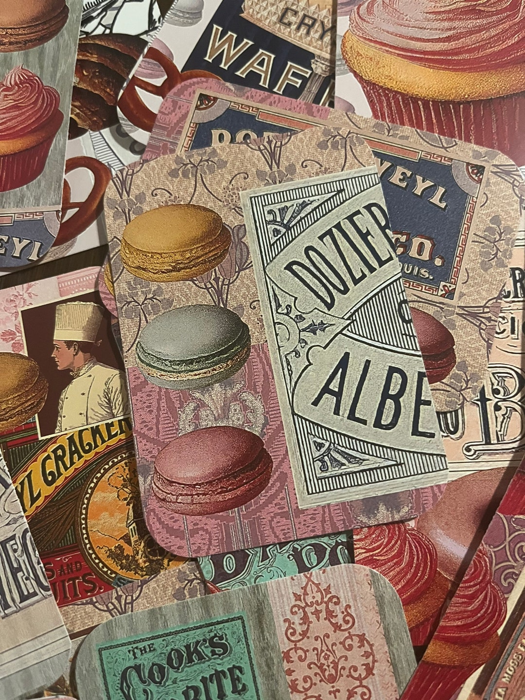 Cake Stickers. Pretty Pastel Coloured Cake and Bakery Inspired Stickers ...