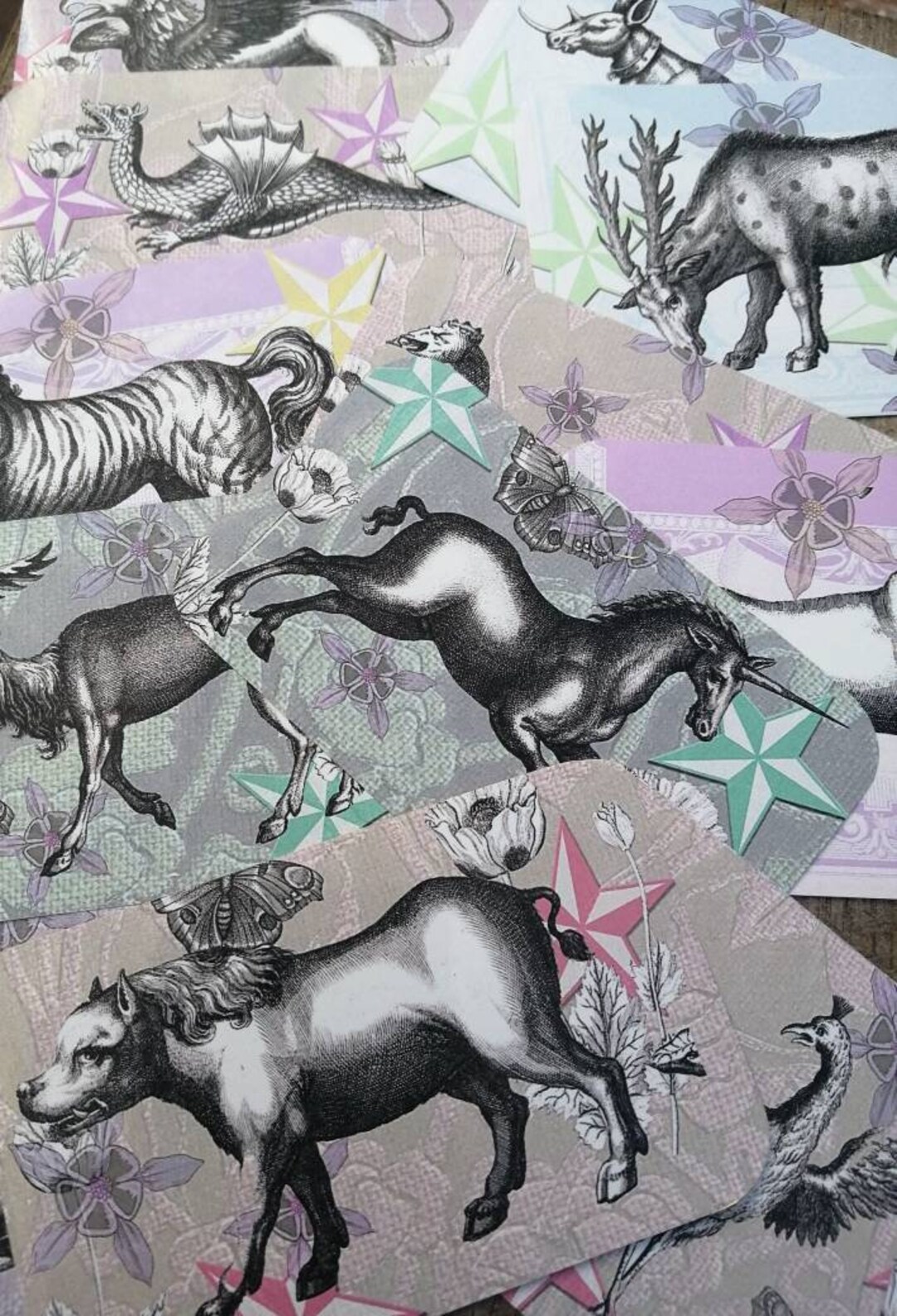 Mythological Creatures Stickers, Unicorns, Zebras and More - Etsy