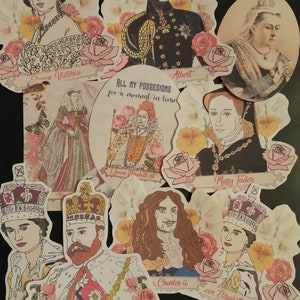 Royalty Stickers, Ready to Stick in Your Journal, Featuring Some of ...