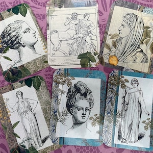 Ancient Greece Stickers. Greek Style Stickers Featuring Statues ...