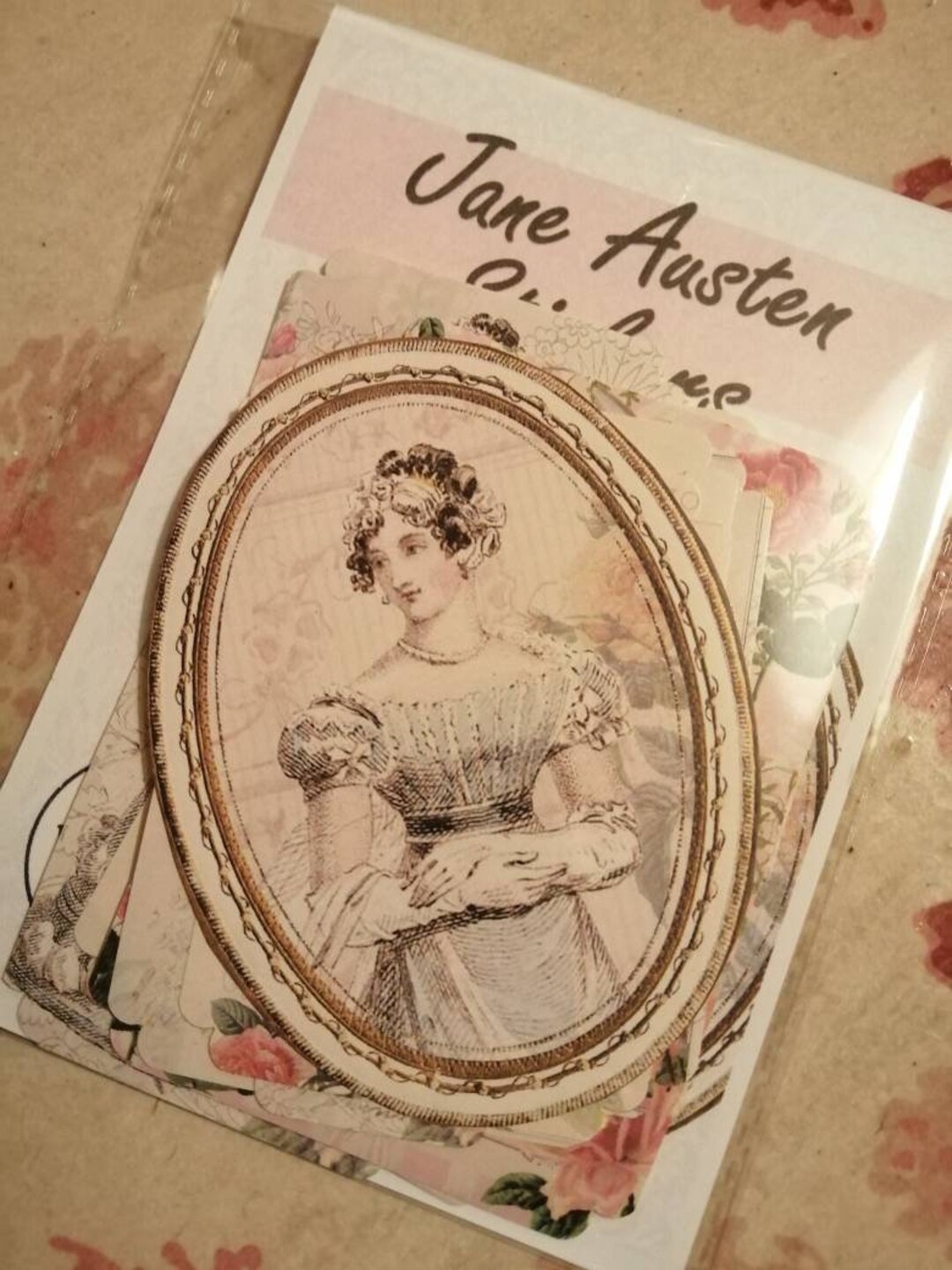 Jane Austen Stickers. Pretty Vintage Style Stickers of the English ...