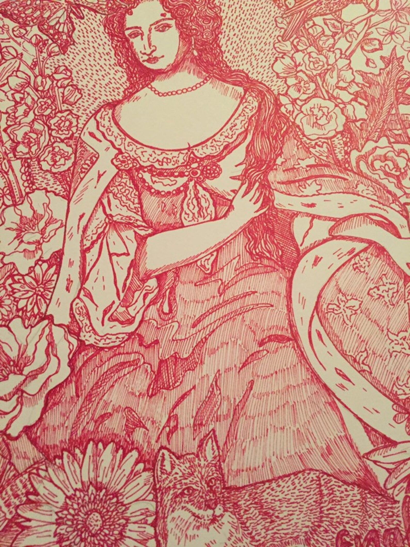 Queen Mary II of England Print Taken From My Original Drawing - Etsy UK