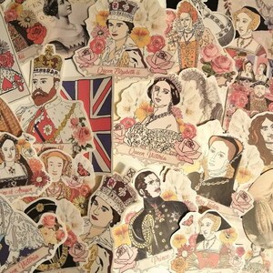 Royalty Stickers, Ready to Stick in Your Journal, Featuring Some of ...