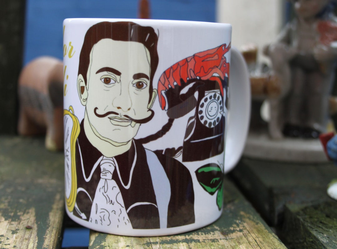 Salvador Dali Mug With Clocks and Butterflies - Etsy UK
