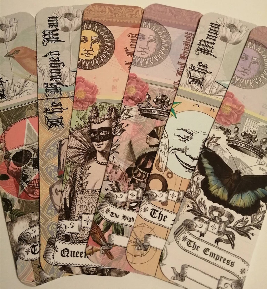 Tarot Bookmarks Can Be Used for Journals and Card Making - Etsy