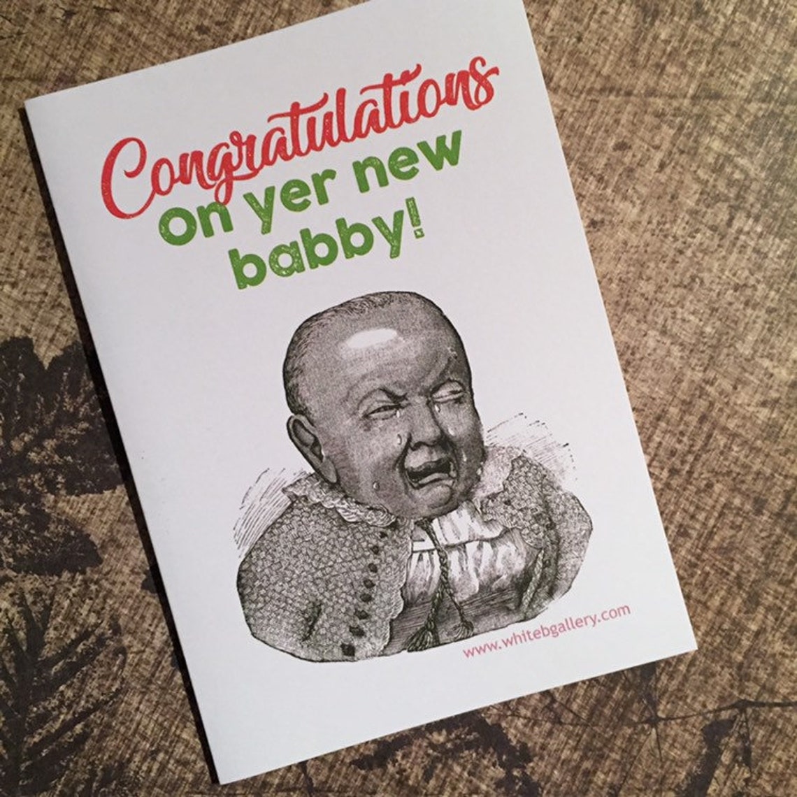 Black Country - Wolverhampton Slang Baby Card, Congratulations on Yer ...