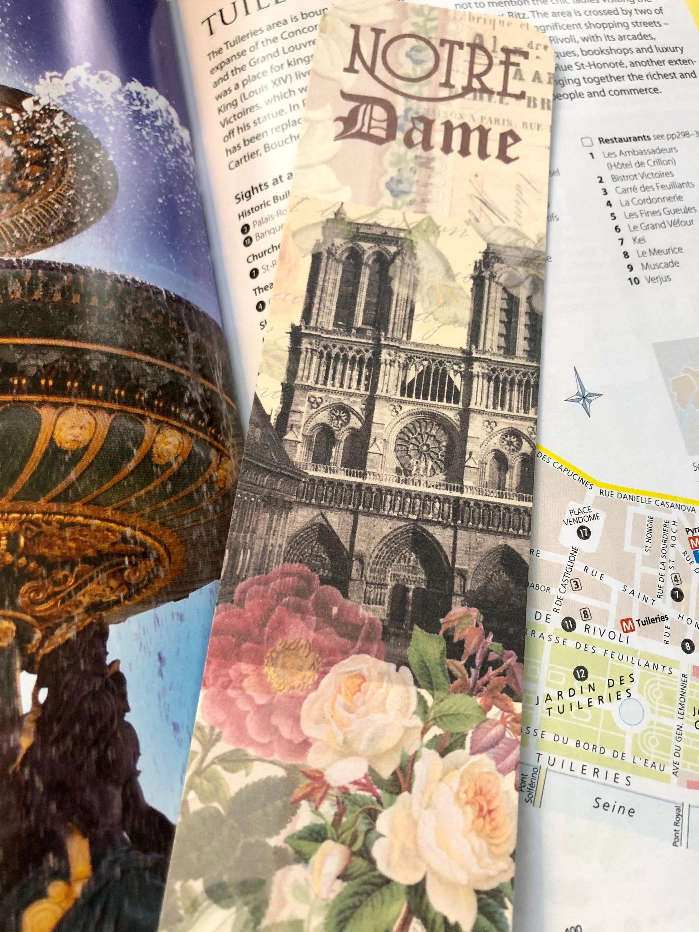 Paris bookmarks. Ten pretty Paris bookmarks | Etsy