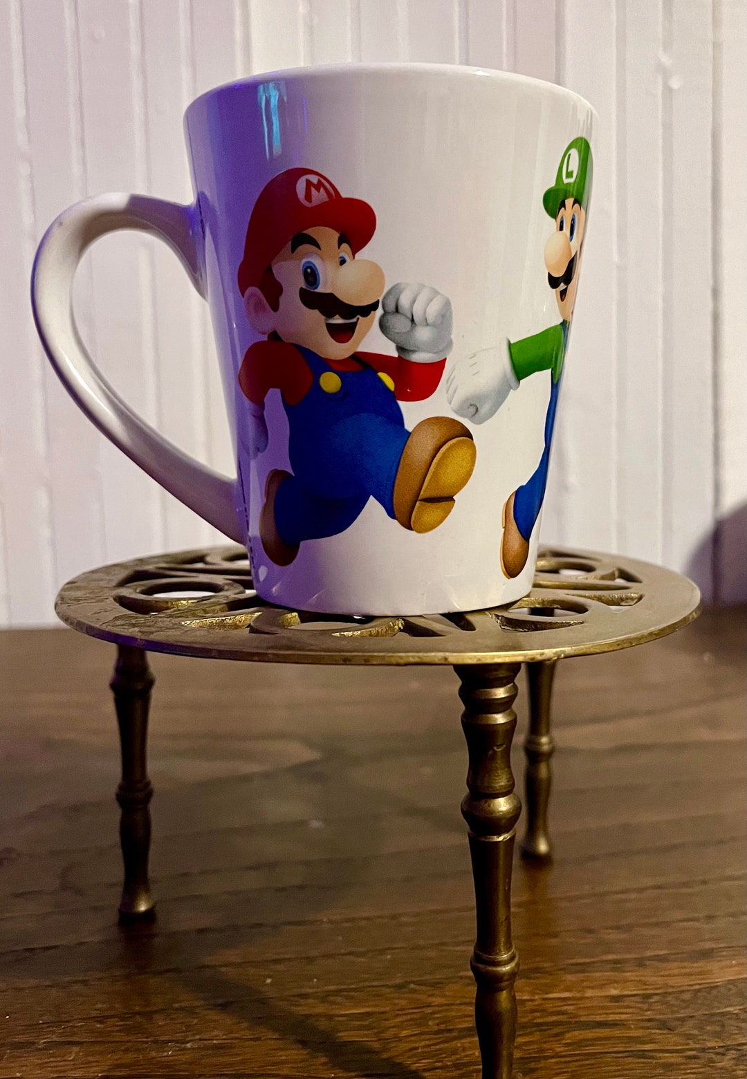 Mario Brothers Mug. Cute Mario and Luigi Mug - Etsy
