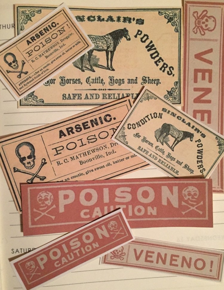 Label Stickers Old Fashion Label Stickers Junk Journal | Etsy