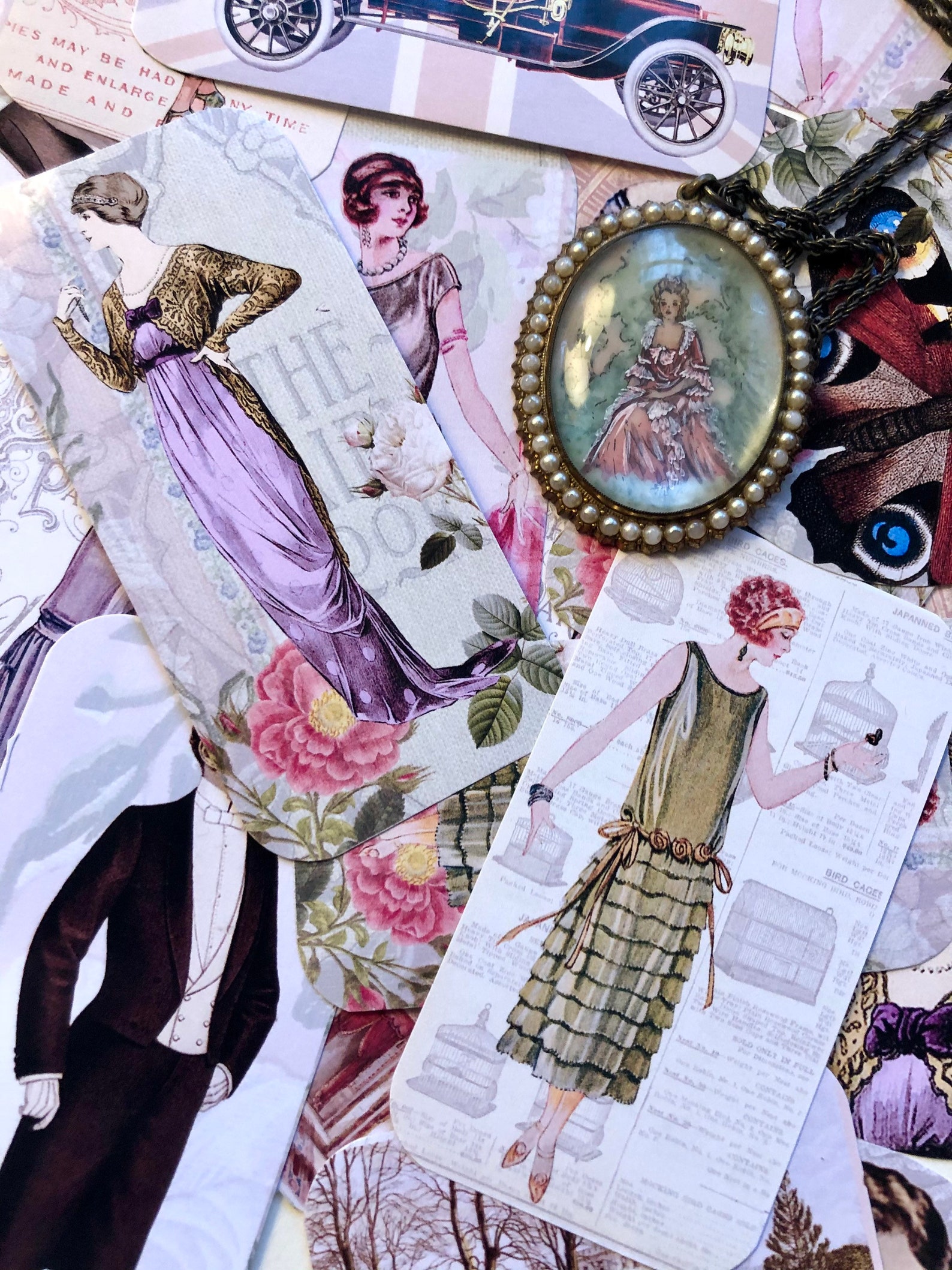 Vintage Stickers. 1920's Style Stickers. Pretty and Stylish Stickers ...