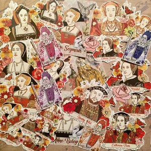 Henry VIII Stickers, Anne Boleyn, Tudor, Catherine of Aragon, Jane ...