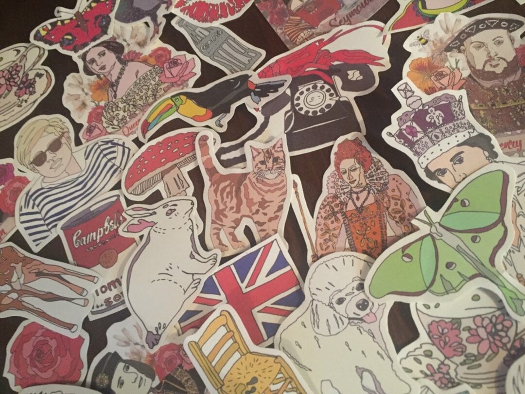 Sticker Pack Illustrated Sticker Pack for Your Journal, Laptop ...