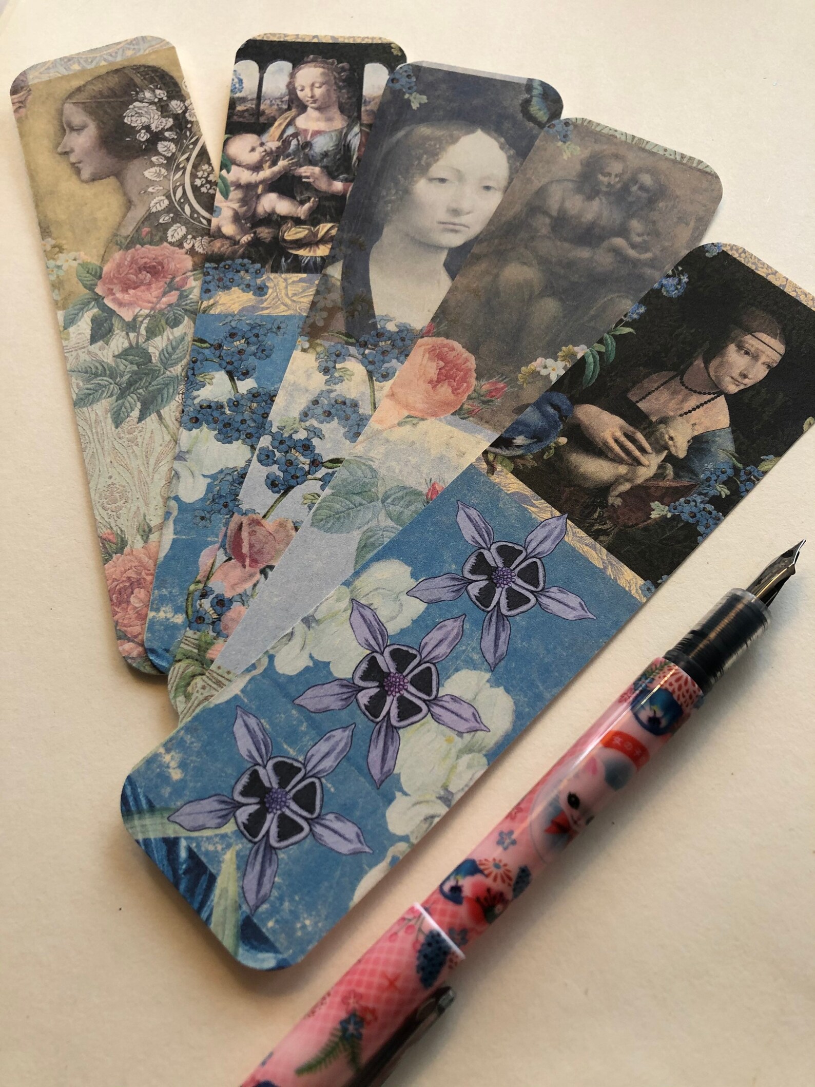 Leonard Da Vinci Bookmarks. Ten Beautiful Bookmarks | Etsy UK