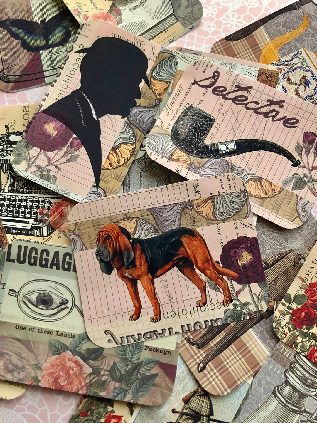 London Detective Stickers. British Style Detective Stickers - Etsy