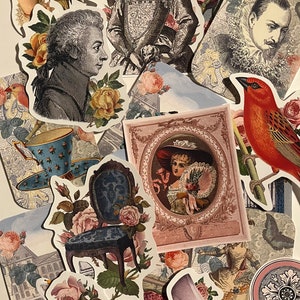Baroque Stickers. Beautiful Baroque Style Stickers With Floral Images ...