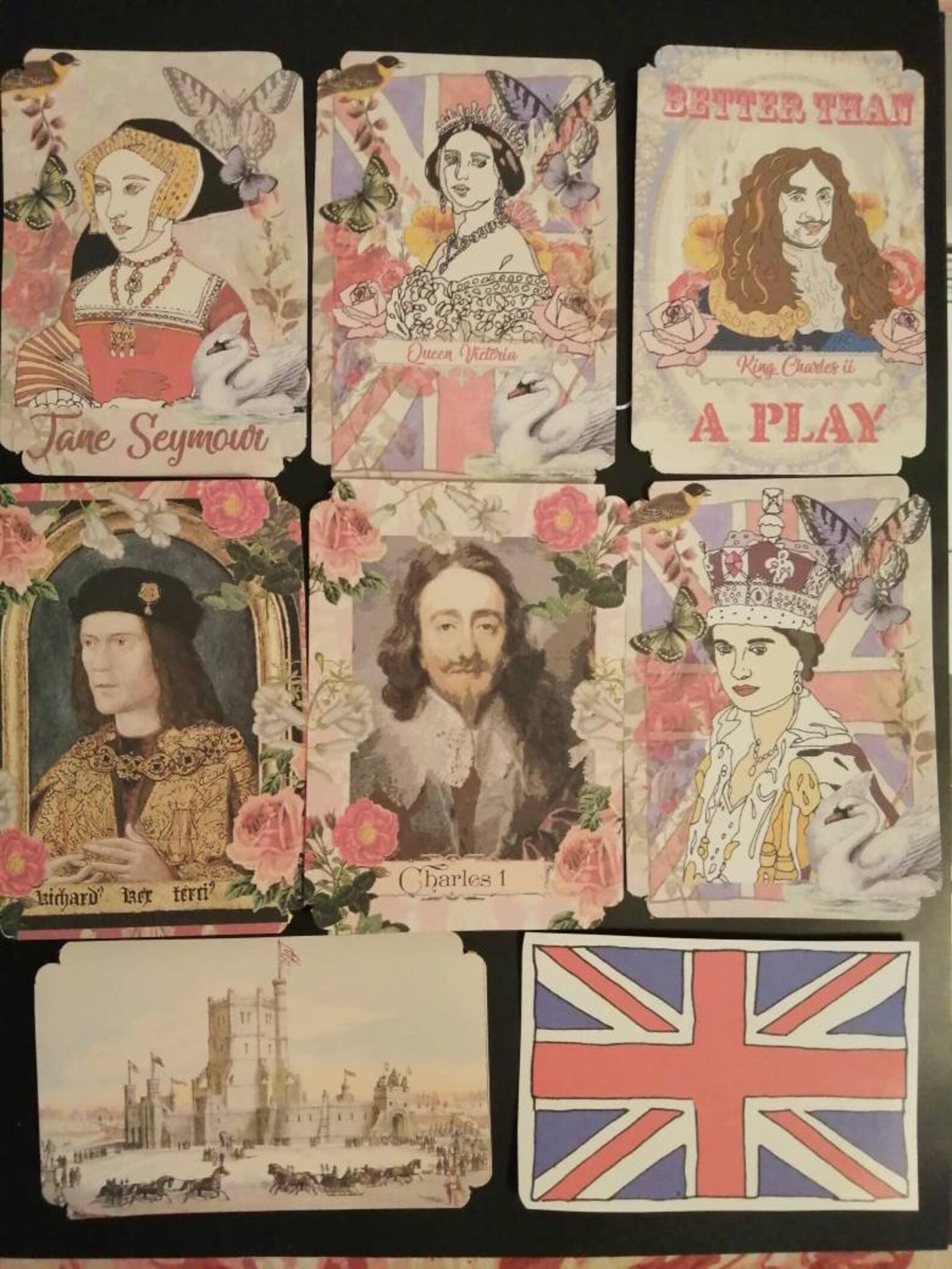 Royalty Stickers Ready to Stick in Your Journal Featuring - Etsy UK