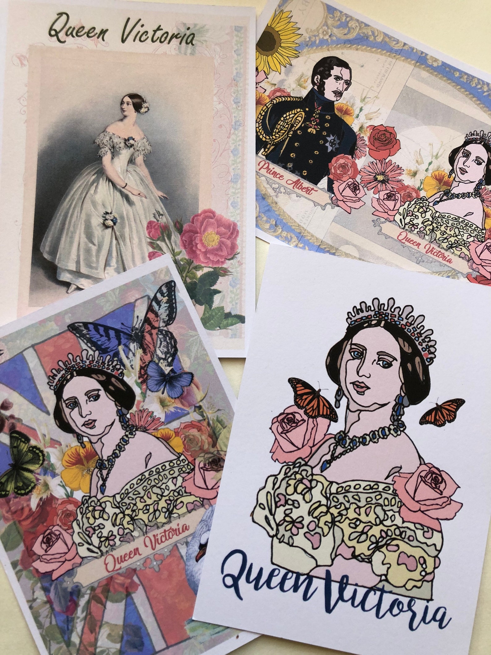 Queen Victoria Postcards. Illustrated Postcards of the English - Etsy UK