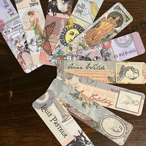 20 Historical Style Bookmarks. A Mix of 20 Bookmarks From My Etsy Shop ...