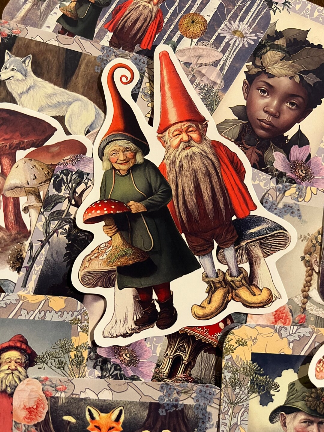 Forest Folk Stickers. Woodland Style Stickers. 17 Stickers With a ...