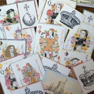 Royalty Stickers - Playing Card Design Royalty Stickers - Etsy
