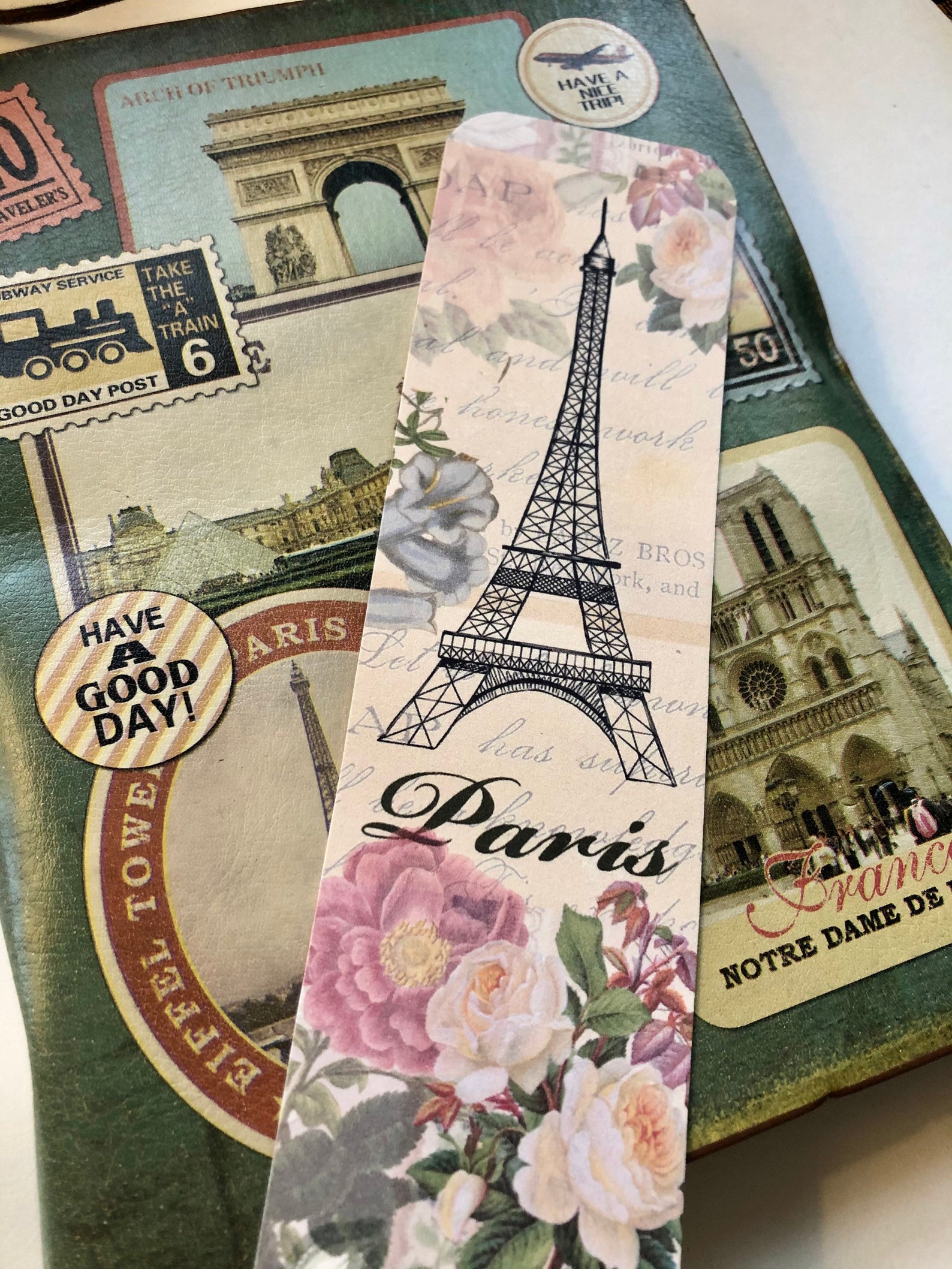 Paris bookmarks. Ten pretty Paris bookmarks | Etsy