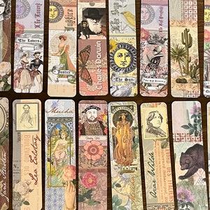 20 Historical Style Bookmarks. A Mix of 20 Bookmarks From My Etsy Shop ...