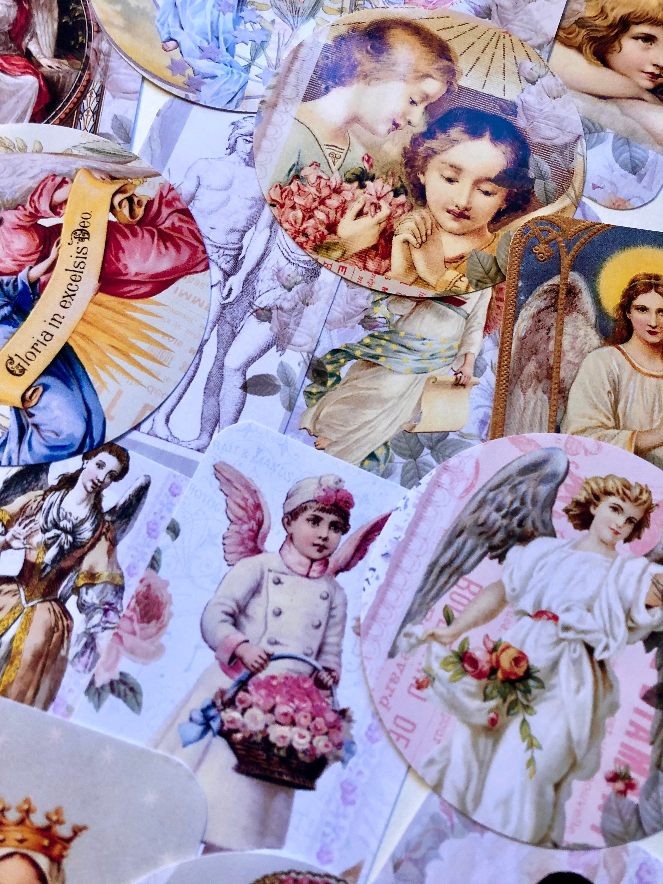 Religious Stickers Virgin Mary Christianity Stickers Angel - Etsy UK