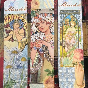 Alphonse Mucha Bookmarks. Beautiful Mucha Bookmarks. 10 Pretty Art Deco ...