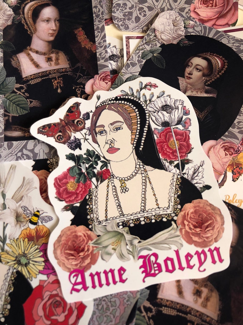 Anne Boleyn Stickers Tudor Style Stickers - Etsy