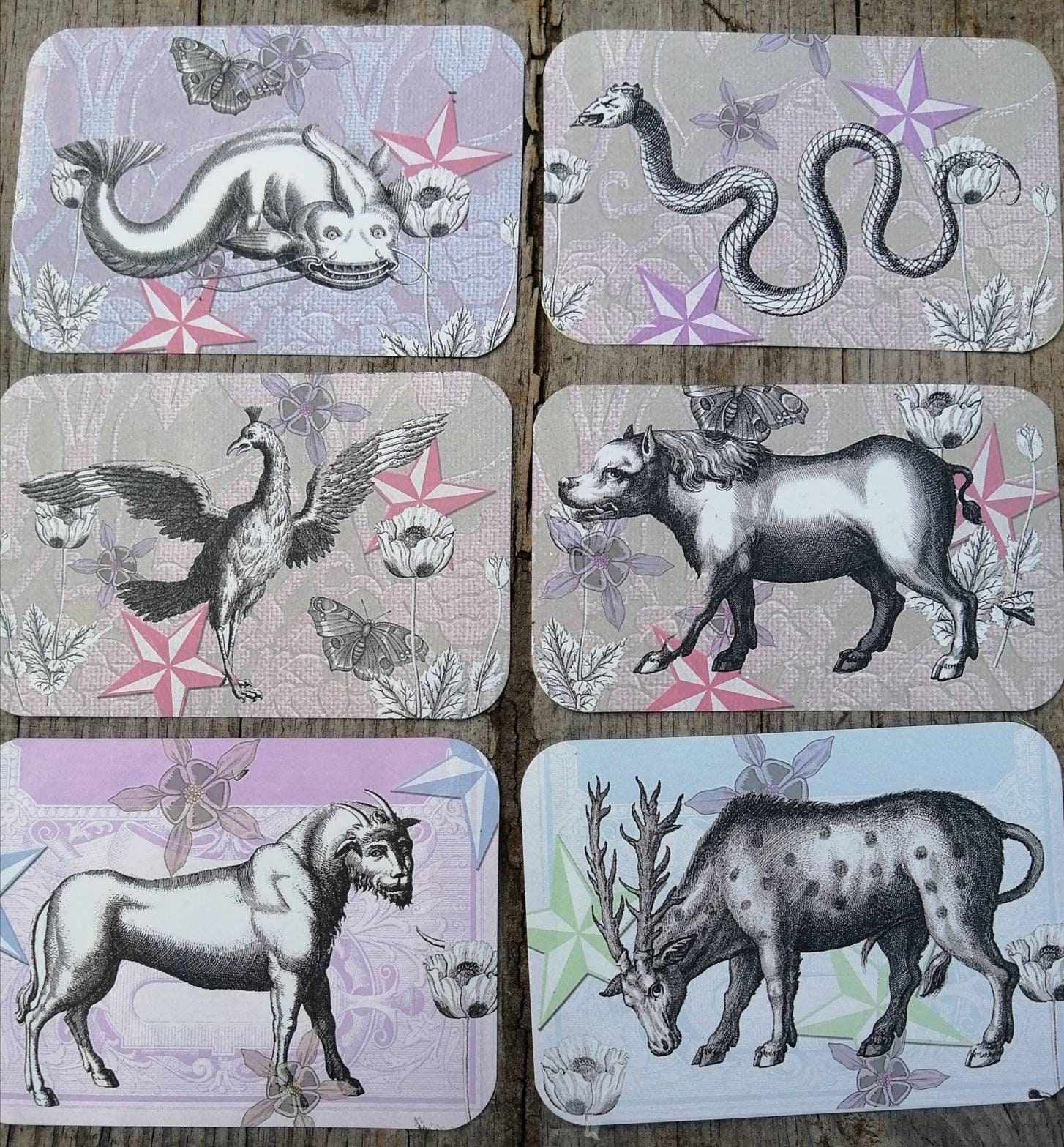 Mythological Creatures Stickers Unicorns Zebras and More | Etsy