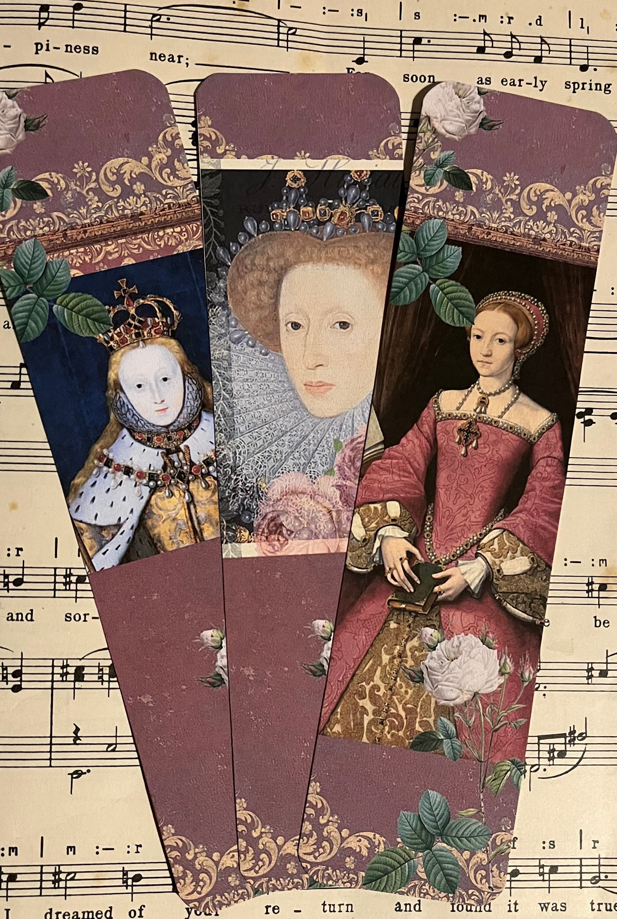 Queen Elizabeth 1st Bookmarks. Ten Pretty Bookmarks Featuring Queen ...