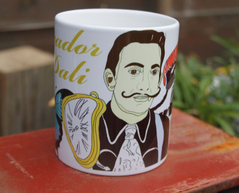 Salvador Dali Mug With Clocks and Butterflies - Etsy UK
