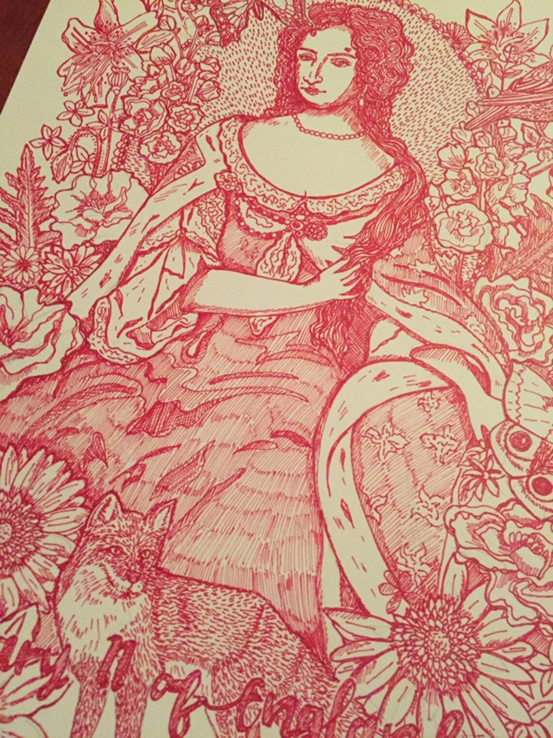 Queen Mary II of England Print Taken From My Original Drawing - Etsy UK