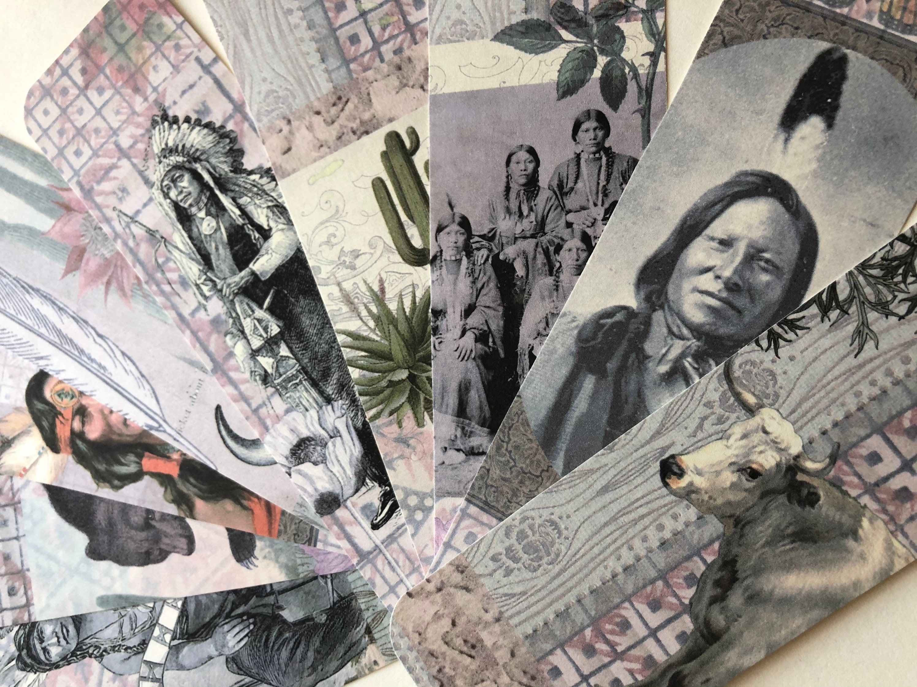 Native American Indian Bookmarks. Vintage Inspired Bookmarks - Etsy UK