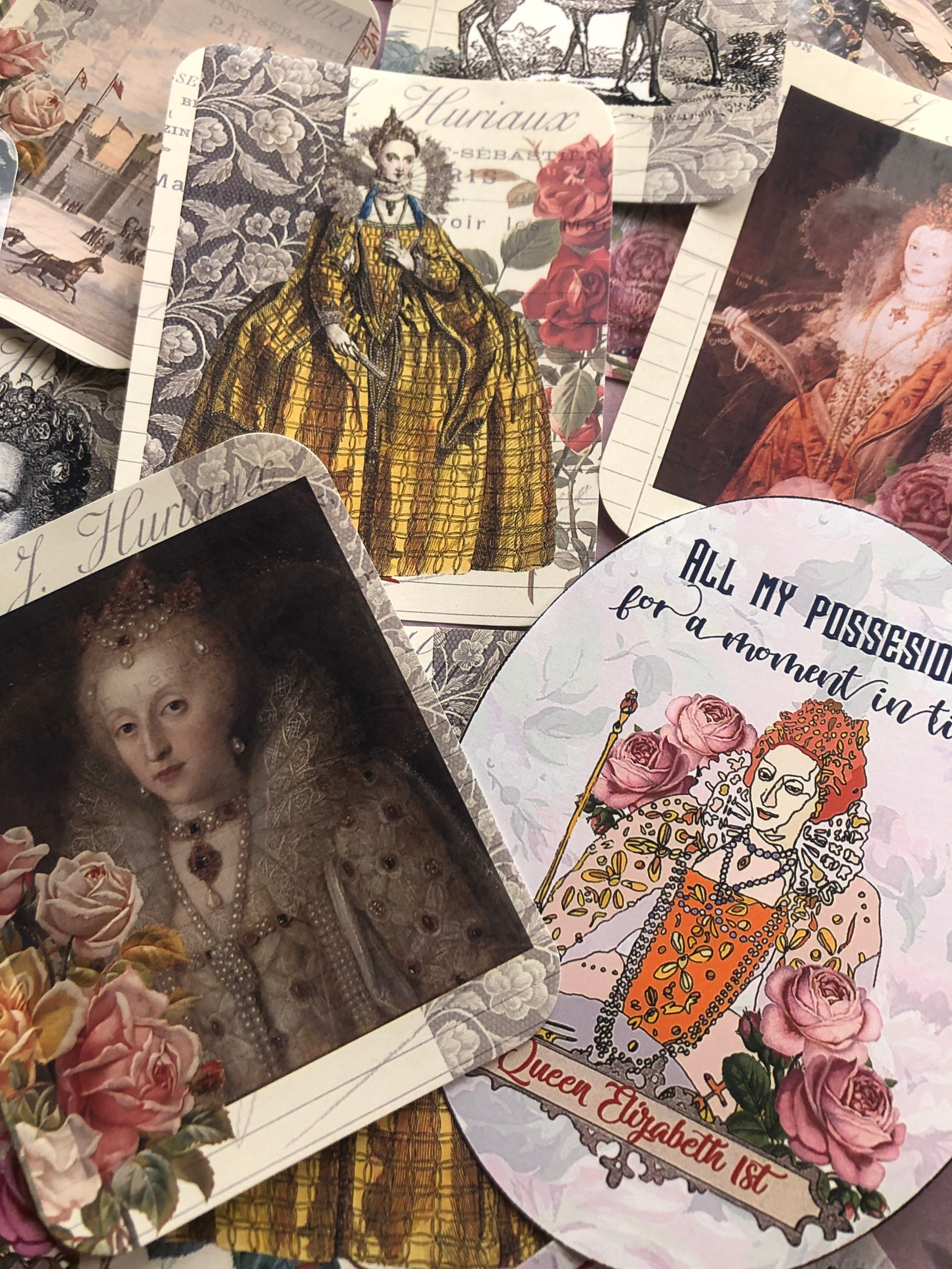 Queen Elizabeth 1st Stickers for Your Journal Planner Card | Etsy UK