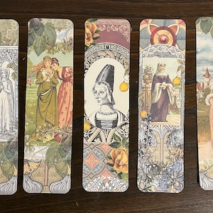 Medieval Bookmarks. A Set of Ten Medieval Inspired Bookmarks - Etsy