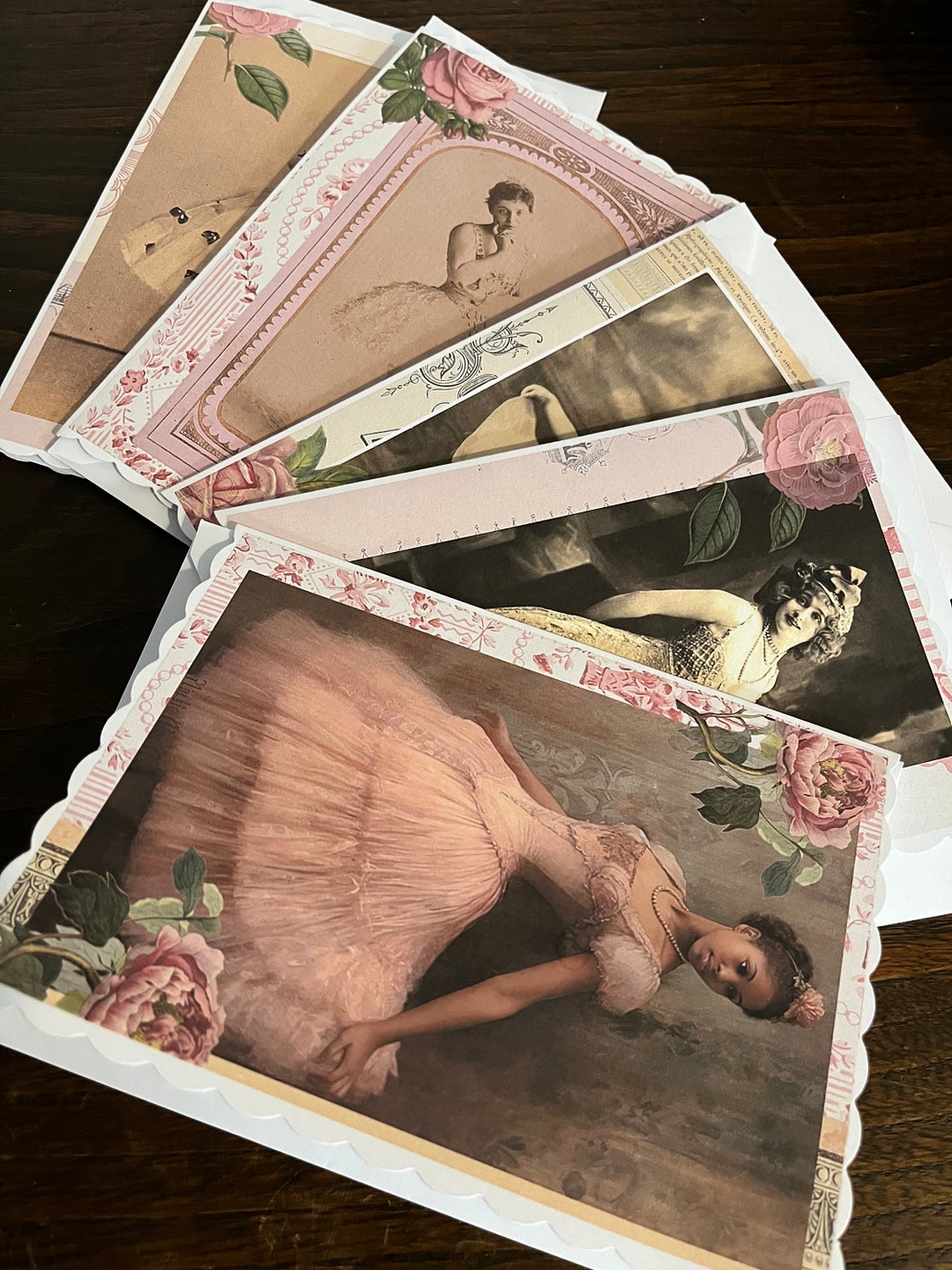 Ballerina Greetings Cards. Ballet Inspired Blank Cards. 5 Beautiful ...