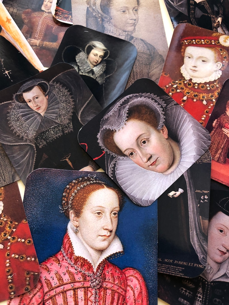 Mary Queen of Scots Stickers. Historical Portrait Stickers - Etsy UK