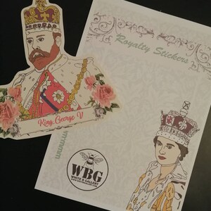 Royalty Stickers, Ready to Stick in Your Journal, Featuring Some of ...