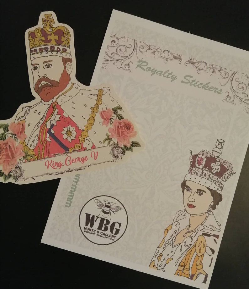 Royalty Stickers Ready to Stick in Your Journal Featuring | Etsy UK